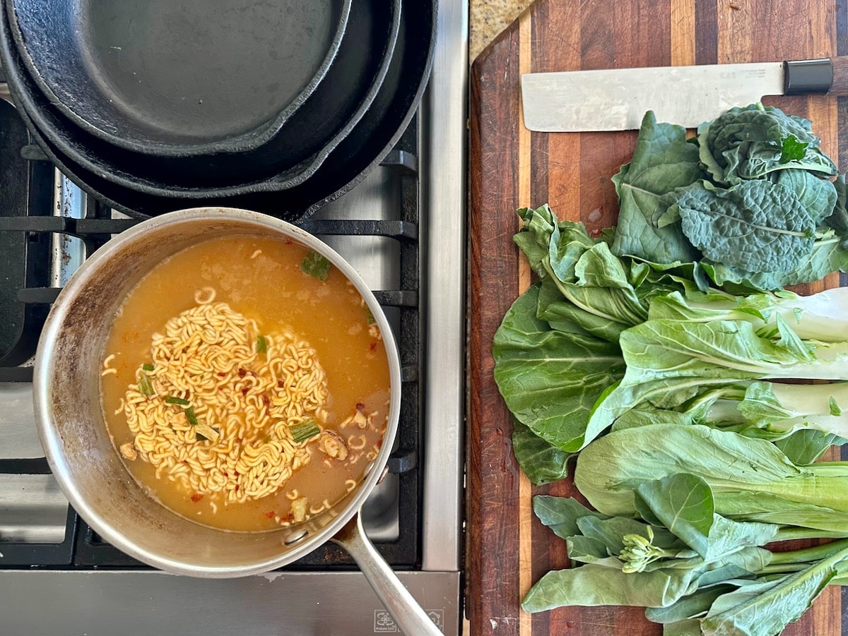 Green up your ramen